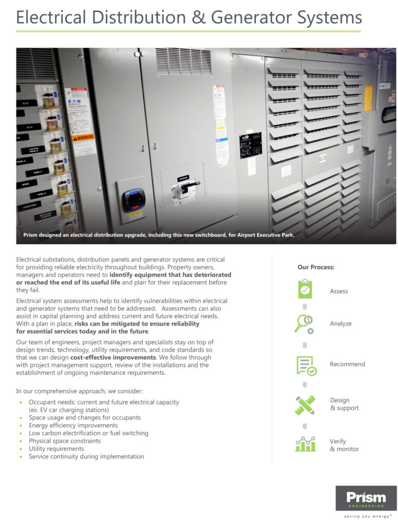 Electrical Distribution - Prism Engineering